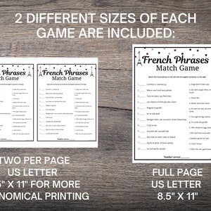 Paris Party Games: 20 Game Printable Activities Bundle (digital ...