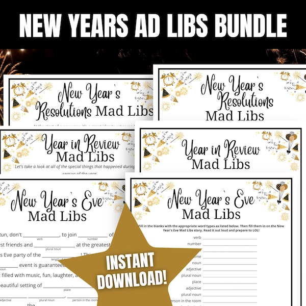 New Years Party - Etsy