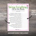 Spring Fill in the Blank Word Game, Fun Spring Party Game, First Day of ...