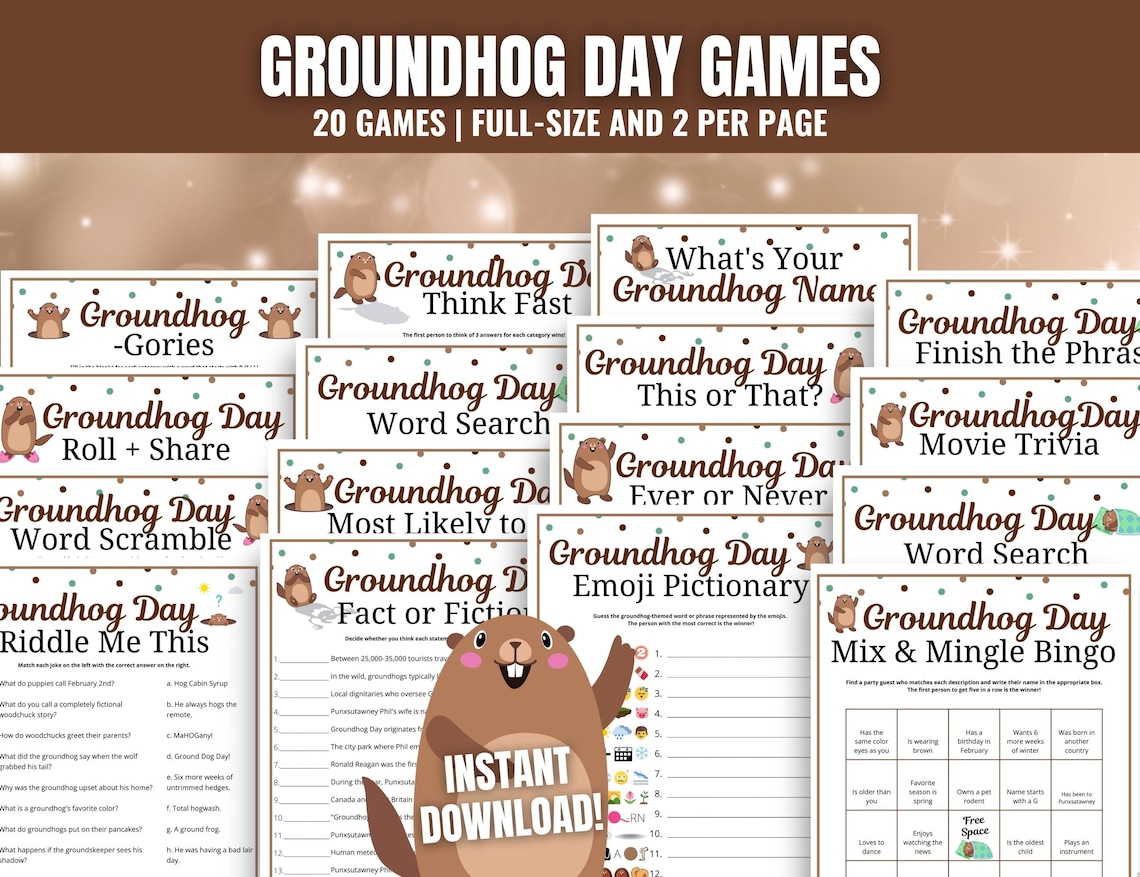 50 Engaging Groundhog Day Crafts & Activity Ideas for Seniors ...