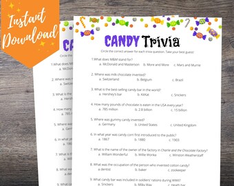 Candy Trivia, Some Sweet Candy Trivia About Those Treats We Eat. - Etsy