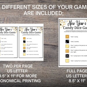 New Year’s Candy Dice Game, Fun New Year's Eve Party Game for Kids ...