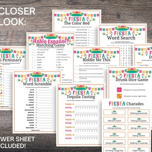 Fiesta Party Games: 30 Game MEGA Bundle (printable) - Etsy