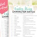 Bible Easter Story Character Match Game Christian (Instant Download) - Etsy
