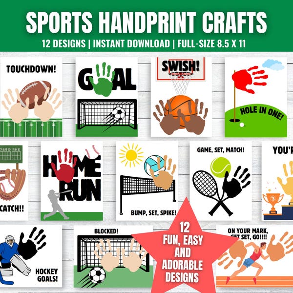 Sports Toddler Art - Etsy