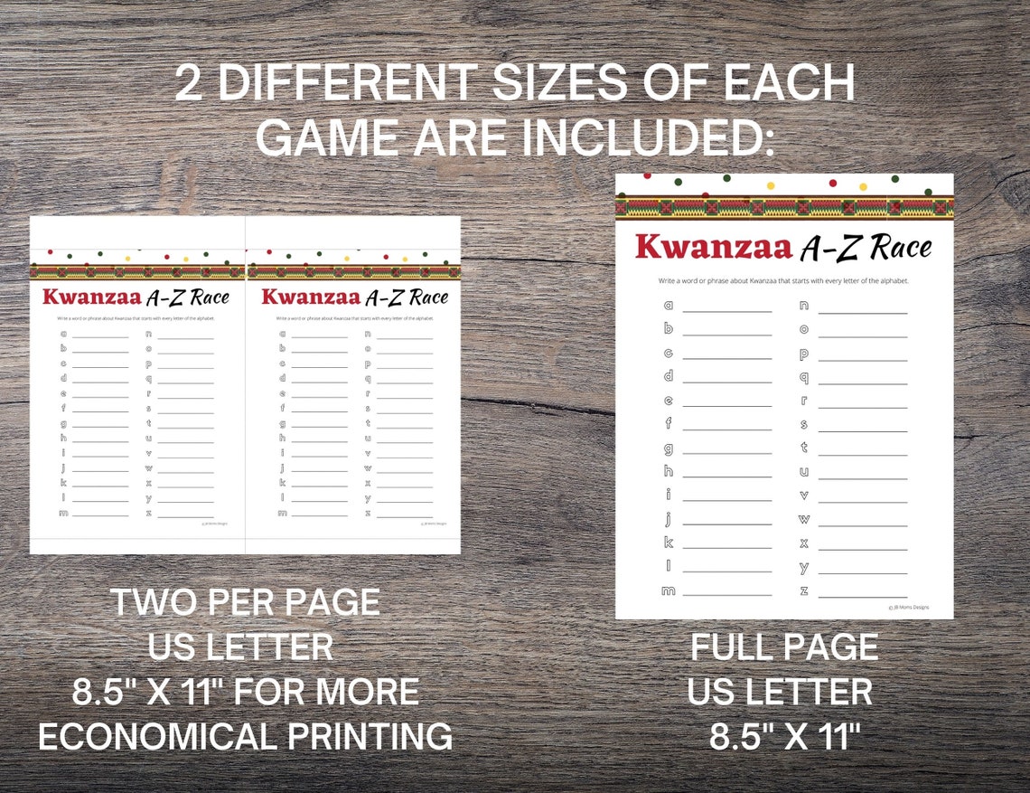 Kwanzaa 12-game MEGA BUNDLE for Kids & Adults Kwanzaa - Etsy