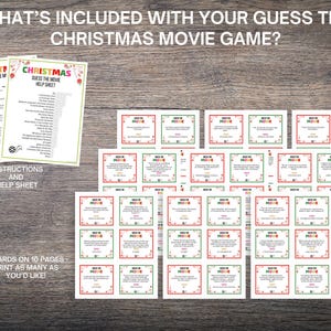 Christmas Movie Trivia Game: Holiday Party Fun (digital Download) - Etsy