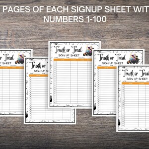 Trunk or Treat Sign up Sheet: Halloween Volunteer Form (digital ...