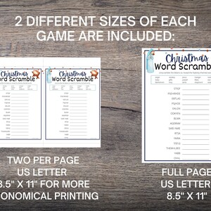 Bible Christmas Word Scramble Game Christian Christmas Game - Etsy