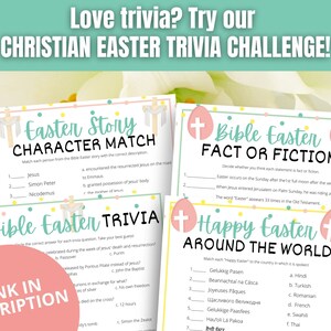 Bible Easter Word Scramble Game Religious Easter Printable - Etsy