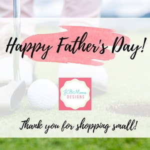Editable Father's Day Golf Gift Certificate Template (digital Download ...