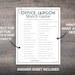 Office Jargon Matching Game: Work Party Team Building (printable PDF ...