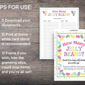 Guess How Many Jelly Beans, How Many Jellybeans in the Jar, Spring ...