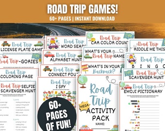 Road Trip Activity Journal - Etsy
