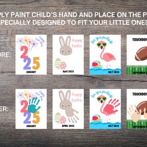 Handprint Memory Book, Handprint Keepsake, Printable Handprint Craft ...