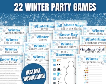 Classroom Games Holiday Party Activities - Etsy