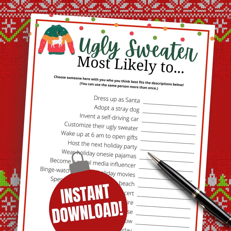 Ugly Sweater - Etsy