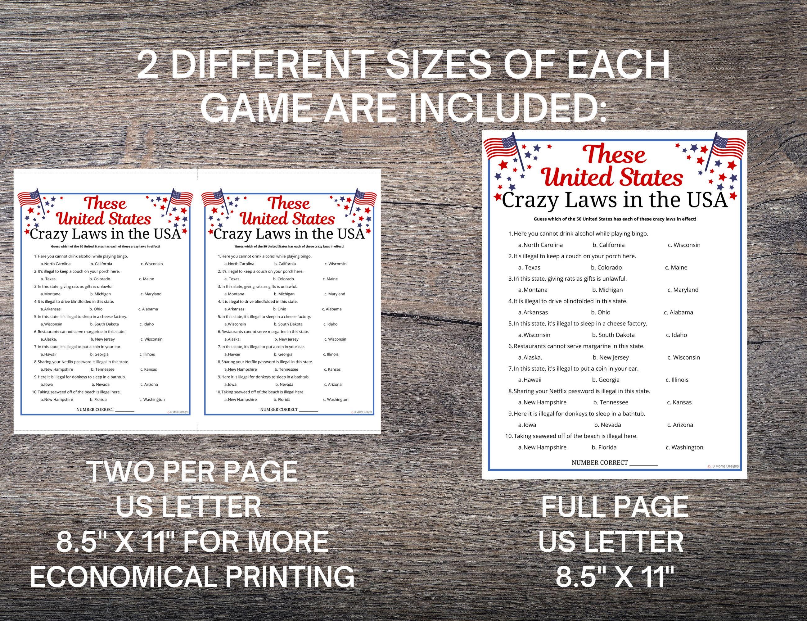 Memorial Day Games MEGA Bundle: 50+ Printable Activities and ...