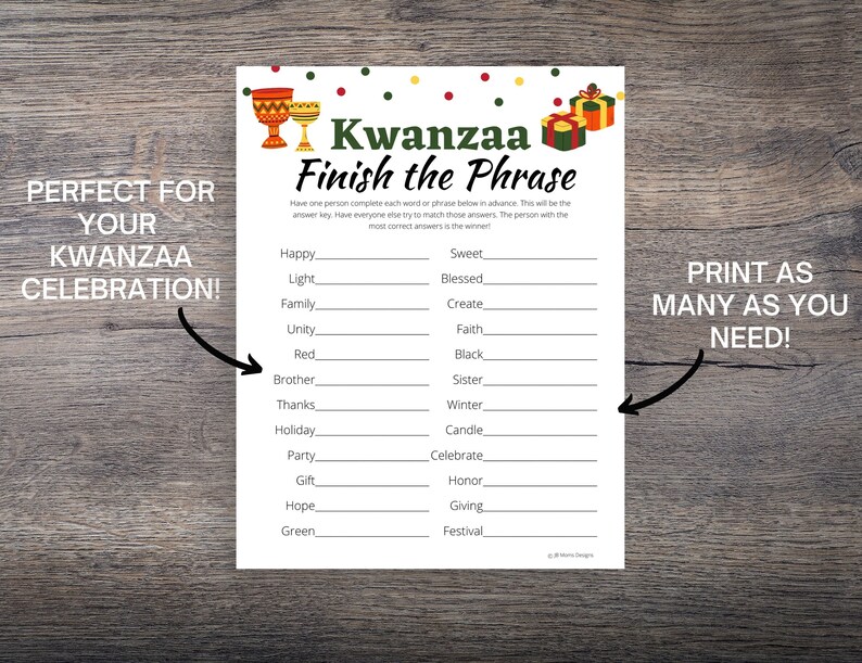Kwanzaa 12-game MEGA BUNDLE for Kids & Adults Kwanzaa - Etsy