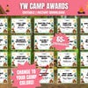 40 Customizable Camp Awards, Fun Animal Themed Summer Camp Certificates ...