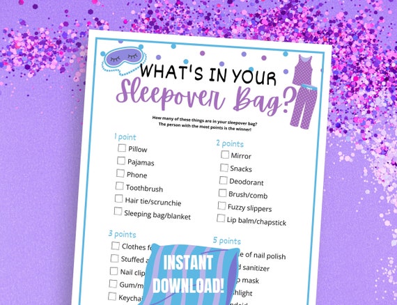 Fun sleepover ideas store
