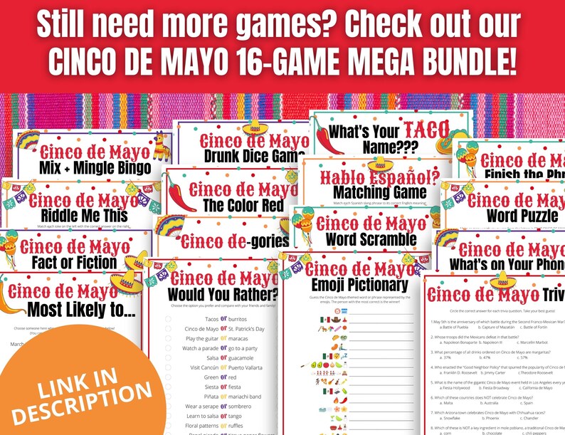 What's Your Taco Name Fun Cinco De Mayo Game Funny Cinco - Etsy