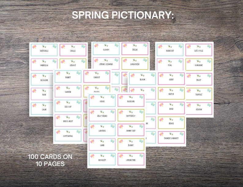 Spring Games SUPER Bundle: Party Bundle, Pictionary, 5-second Game and ...