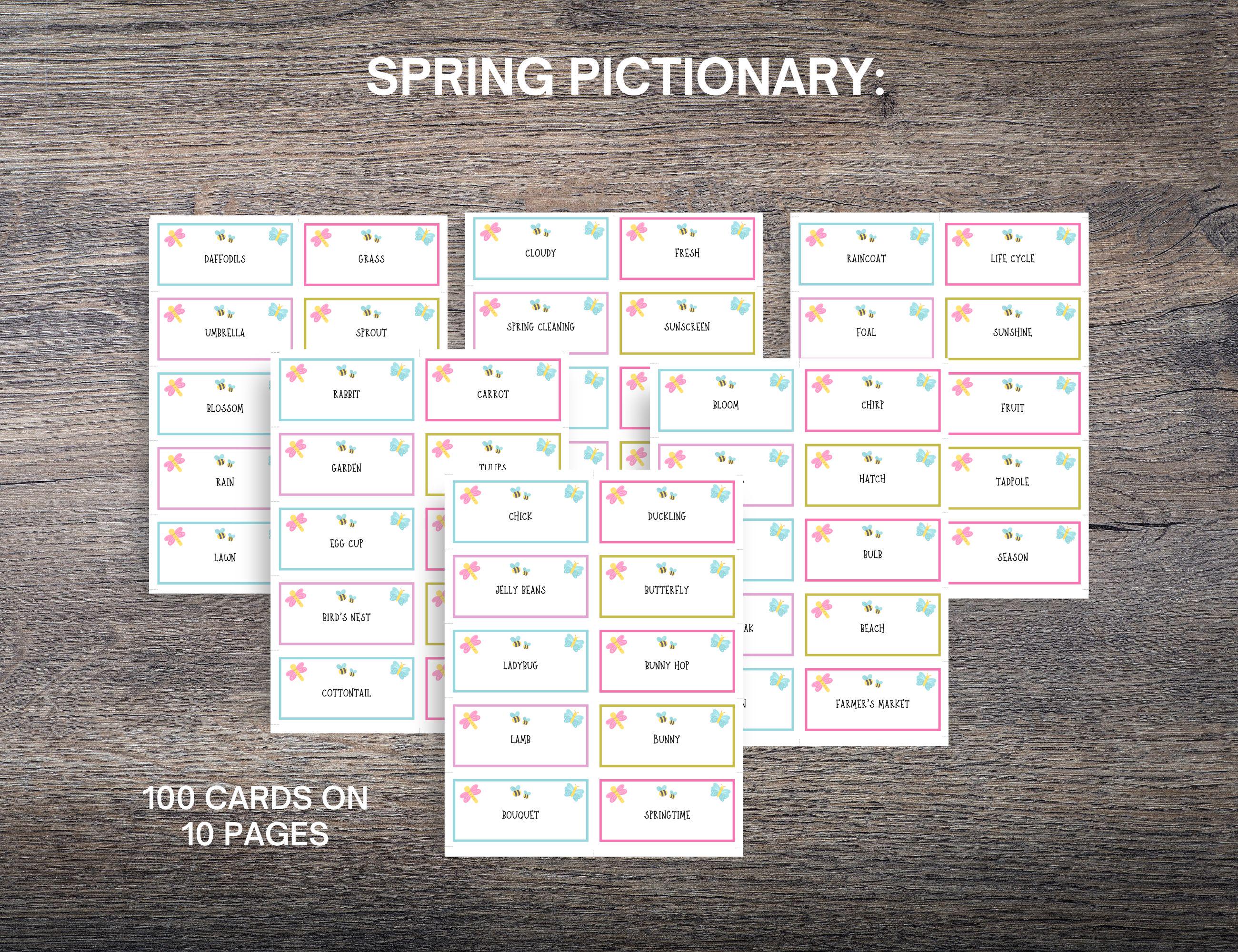 Spring Games SUPER Bundle: Party Bundle, Pictionary, 5-second Game and ...