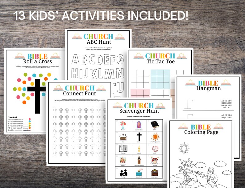 Bible Games Bundle: 70 Christian Activities (digital Download) - Etsy