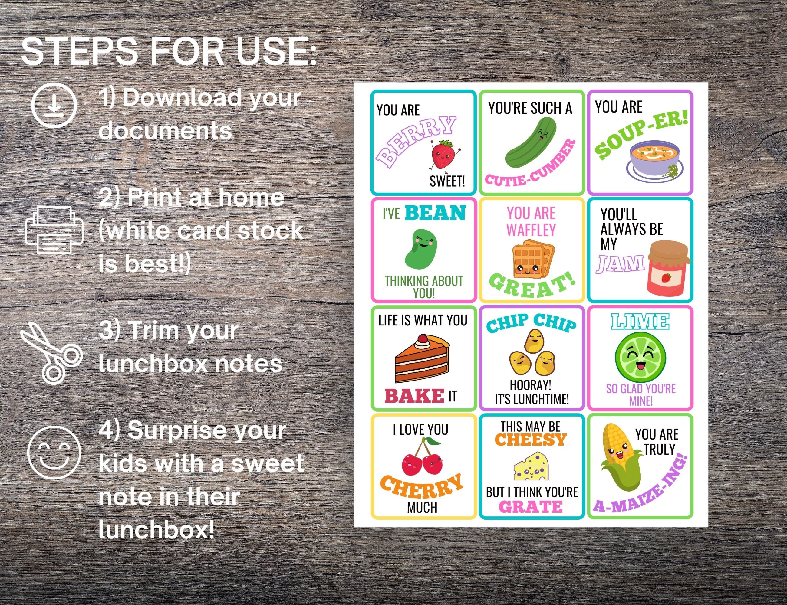 Printable Lunch Box Jokes for Kids Lunchbox Notes Funny - Etsy Australia