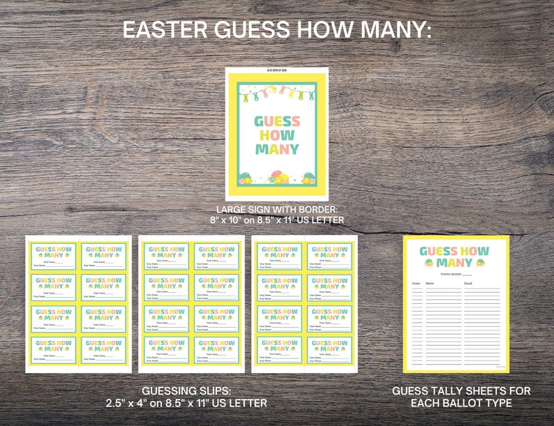 Easter Games Super Bundle: Pictionary, Trivia, Minute to Win, Party ...