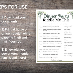 Dinner Party Games MEGA Bundle: 40 Printable Icebreaker Games (instant ...