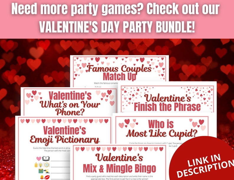 Valentines What's on Your Phone Game Fun Valentines Day - Etsy