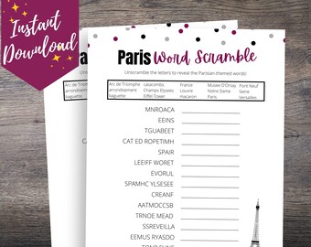 French Word Game - Etsy