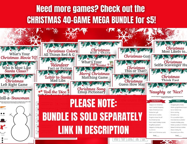 What's Your Elf Name Game: Christmas Party Icebreaker (digital Download ...