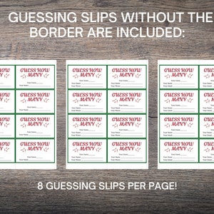 Christmas Candy Guess How Many Game, How Many Holiday Candies Guessing ...