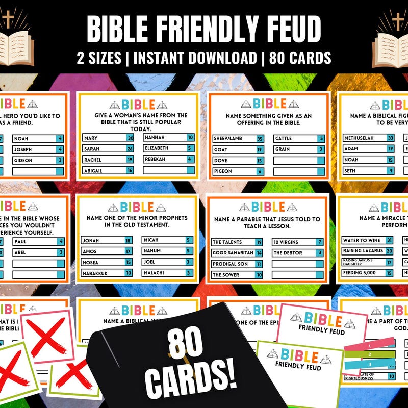 Bible Family Feud - Etsy