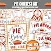 Pie Tasting Scorecard – Printable Judging Game for Parties & County ...
