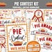 Pie Tasting Scorecard – Printable Judging Game for Parties & County ...