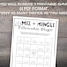 Fellowship Bingo Game: Christian Icebreaker, Church Youth Activity ...