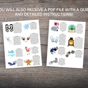 Winter Handprint Craft Bundle, Winter Handprint Art, Snowman Preschool ...
