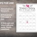 Women's History Month Mix & Mingle Bingo Game, Women's History Month ...