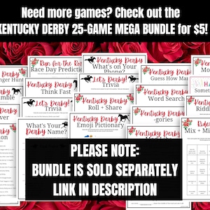 Kentucky Derby Trivia Game: Printable Party Quiz (digital Download) - Etsy