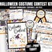 Editable Halloween Costume Award Certificate (digital Download) - Etsy
