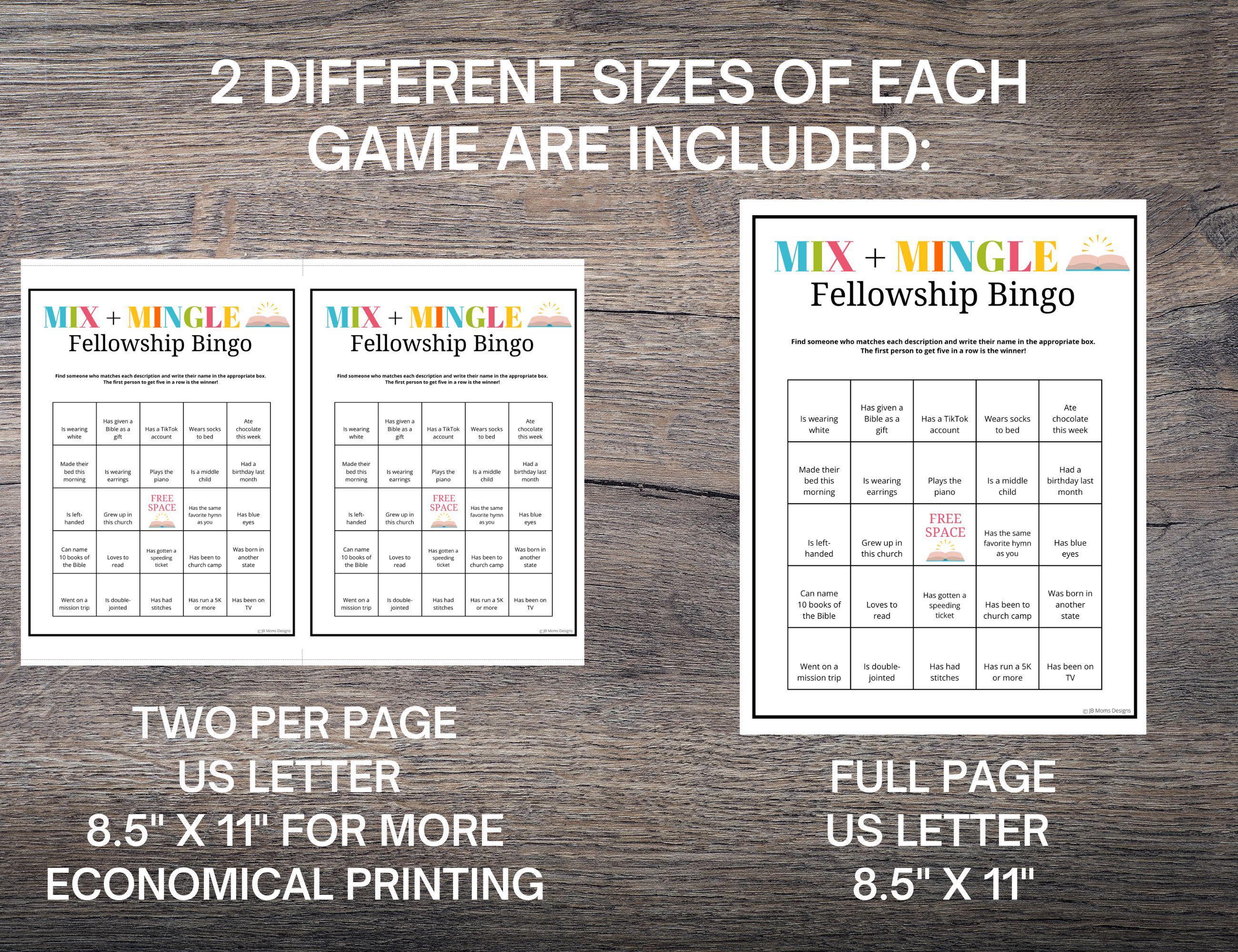Bible Games Bundle: 70 Christian Activities (digital Download) - Etsy
