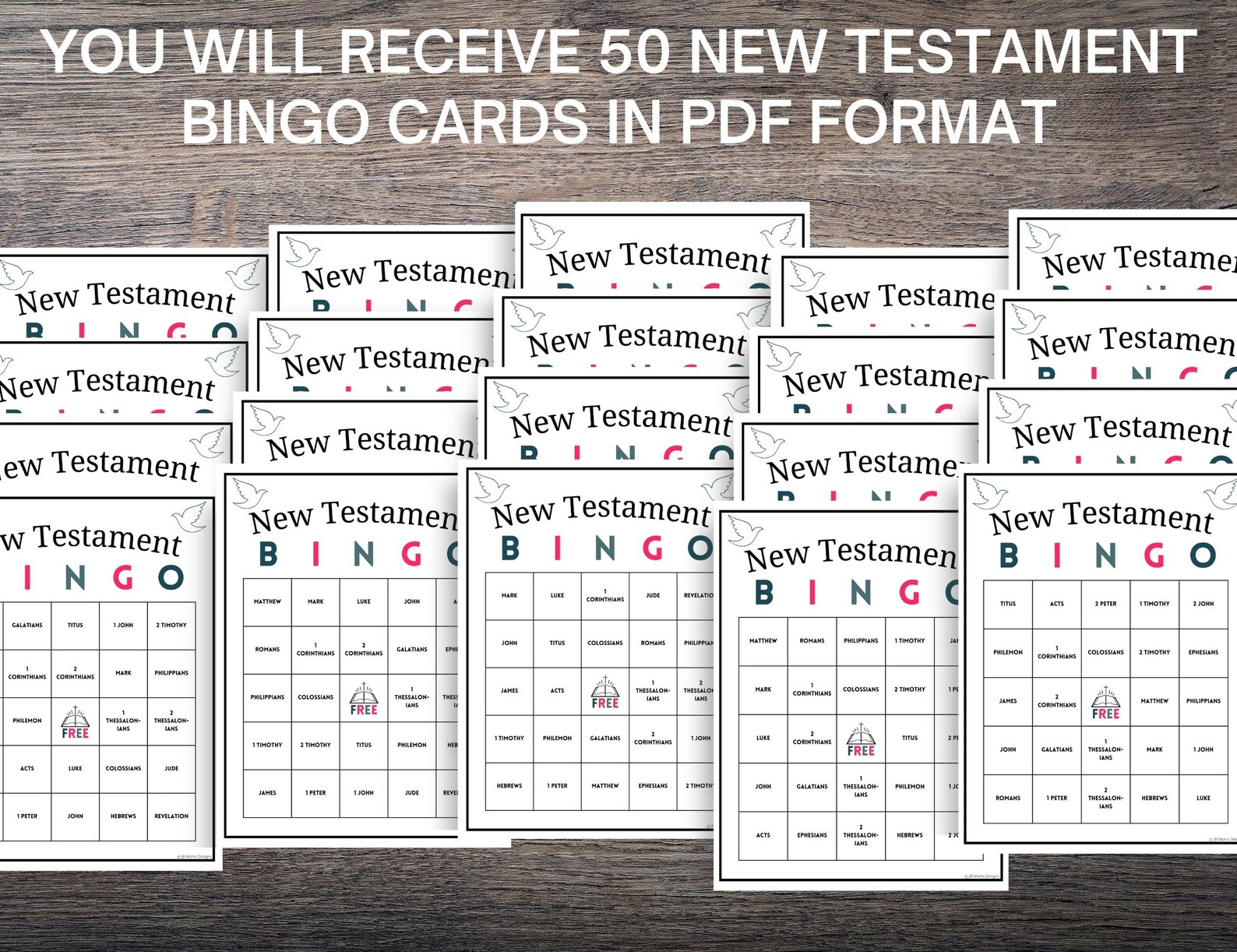 New Testament Bible Bingo Game: Church Group Activity (PDF Download) - Etsy