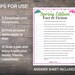 Spring Fact or Fiction Trivia Game, Fun Spring Quiz for Adults, Seniors ...