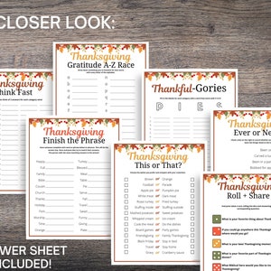 Thanksgiving Bible Games MEGA Bundle: 20 Christian Games and Icebreaker ...