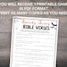 Scary Bible Verses Printable Game, Christian Halloween Games, Halloween ...