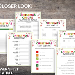 Christmas Games MEGA Bundle: 56 Printable Party Games, Activities and ...
